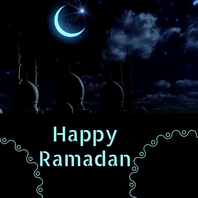 Copy of Black Maximalist Happy Ramada Instagram Post | PosterMyWall