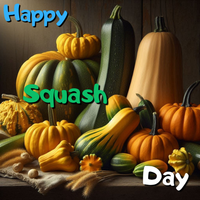 Copy of Black Maximalist Happy Squash Fruits Day Instagram Post ...