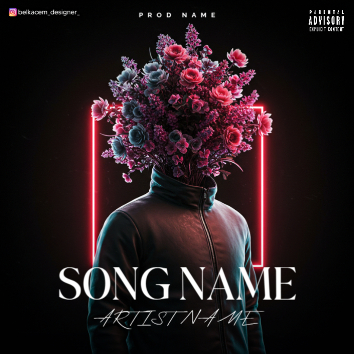 Plantilla de Black Maximalist High Freq Album Cover | PosterMyWall