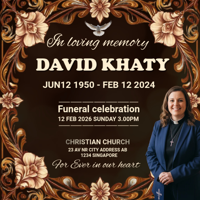 Black Maximalist I'm Loving Memory Instagram Post Template | PosterMyWall