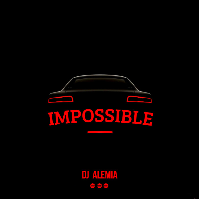 Copy of Black Maximalist Impossible Album Cover | PosterMyWall