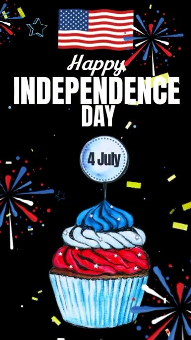 Black Maximalist Independence Day Instagram S Template | PosterMyWall