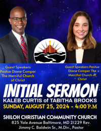 Initial Sermon Template | PosterMyWall