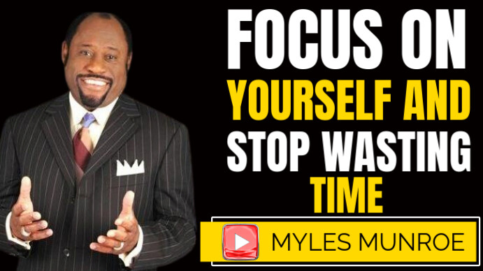 Black Maximalist Inspiration Youtube Thumbnail Template | PosterMyWall