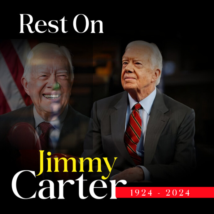 Plantilla de Jimmy Carter Instagram Post | PosterMyWall