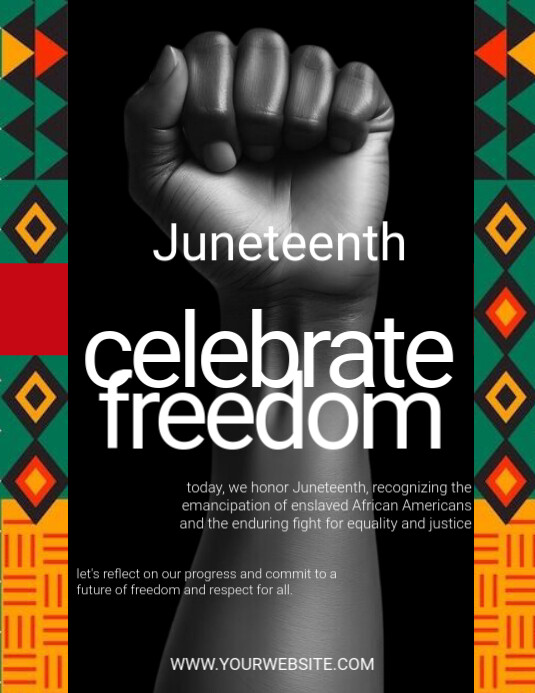 Copy of Black Maximalist Juneteenth Flyer (us Letter) | PosterMyWall