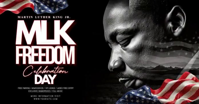 Copy of Black Maximalist King Legacy Facebook Shared Image | PosterMyWall