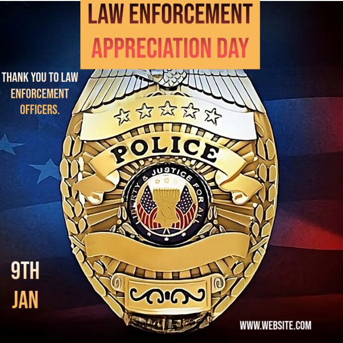 Black Maximalist Law Enforcement Appreciation Day Instagram Post ...