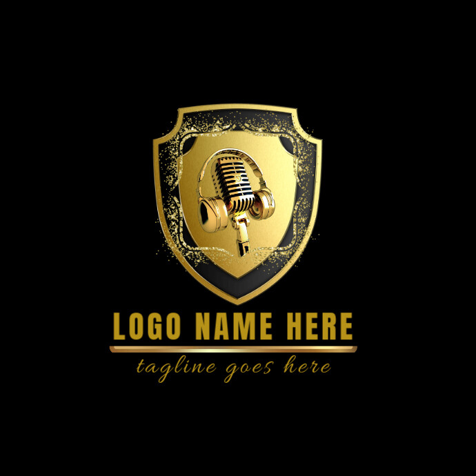 Black Maximalist Logo Logo Templat | PosterMyWall