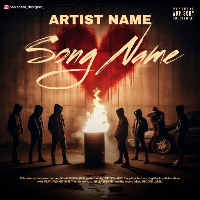 Copy of Black Maximalist Love Gang Album Cover | PosterMyWall