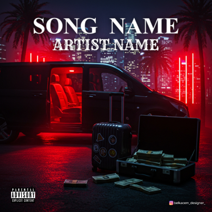 Black Maximalist Luxury Life Album Cover Template | PosterMyWall