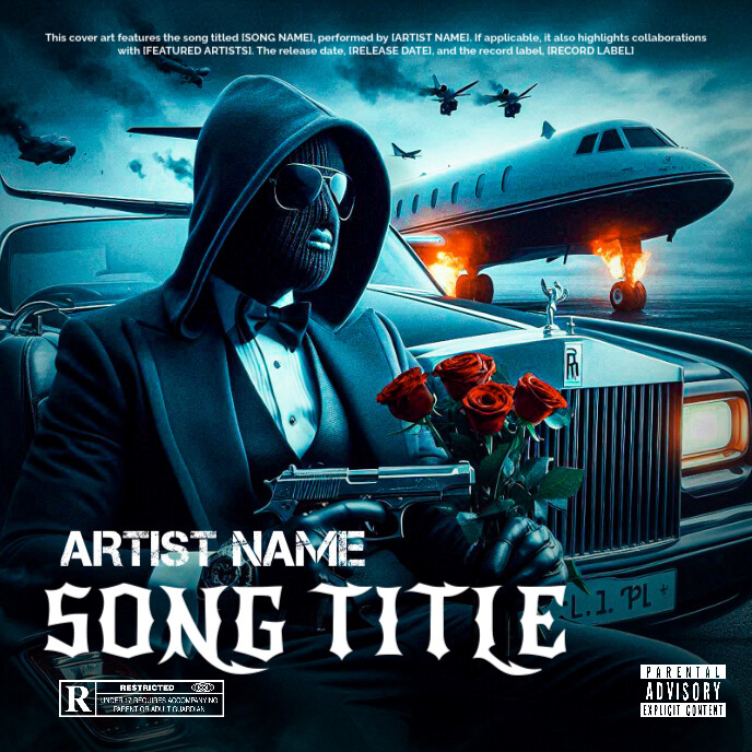 Black Maximalist Mafia Album Cover Template | PosterMyWall