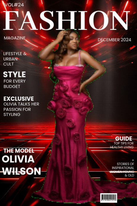 Copy of Black Maximalist Magazine Cover Model Poster | PosterMyWall