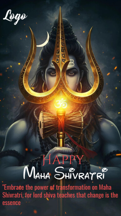 Copy of Black Maximalist Maha Shivratri Design Instagram Story ...