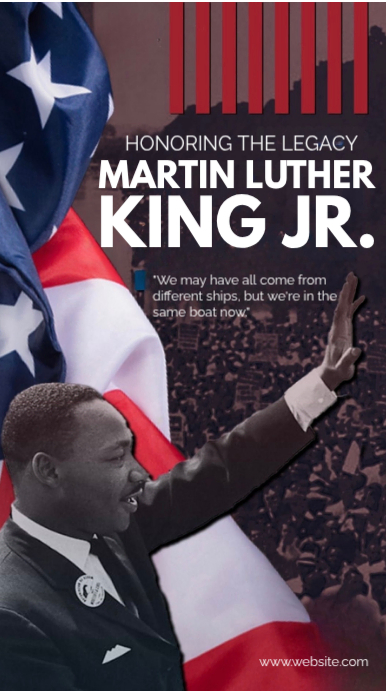 Plantilla de Black Maximalist Martin Luther King Day Instagram Story ...