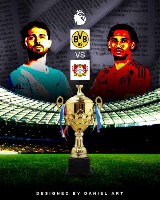 Black Maximalist Match Day Template | Football Matchday Flyer Instagram ...