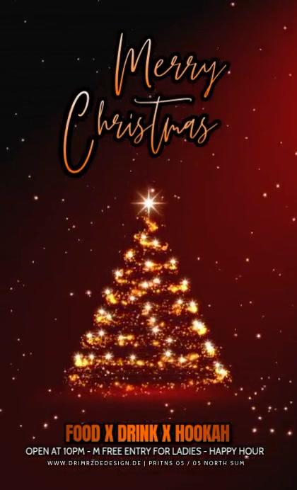 Plantilla de Black Maximalist Merry Christmas Card Us Legal | PosterMyWall