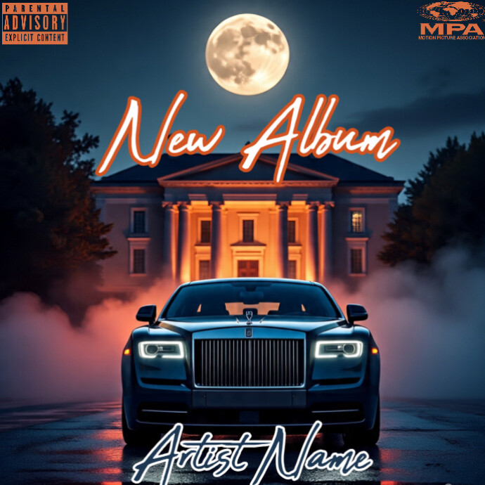 Black Maximalist Mixtape Album Cover Template | PosterMyWall