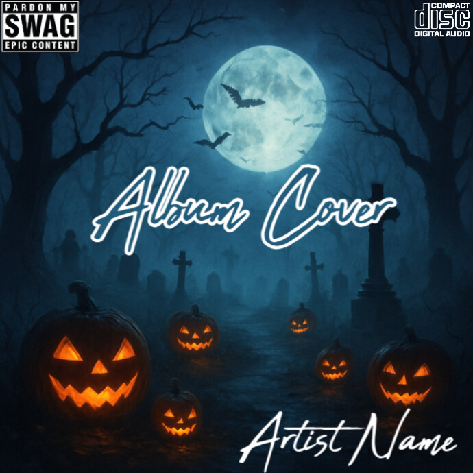 Black Maximalist Mixtape Album Cover Template | PosterMyWall