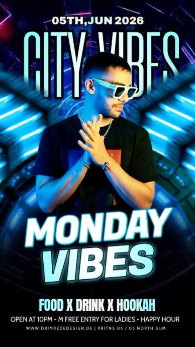 Black Maximalist Monday Vibes Instagram Story Template | PosterMyWall