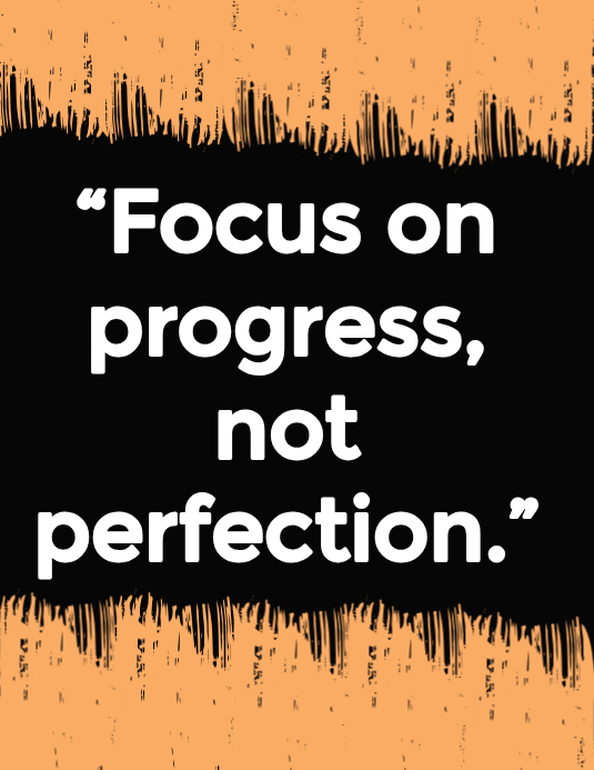 Black Maximalist Motivational Quotes Flyer Template | PosterMyWall