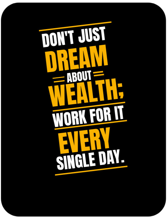 Black Maximalist Motivational Speech Flyer (us Letter) Template ...