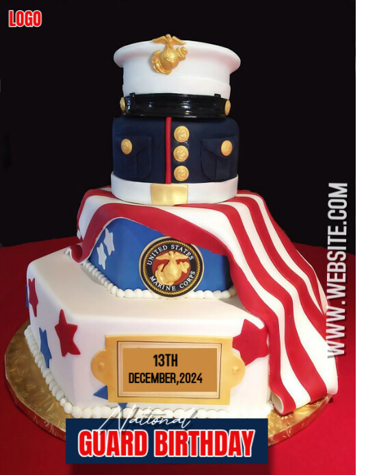 Black Maximalist National Guard Birthday American Guard Birthday ...