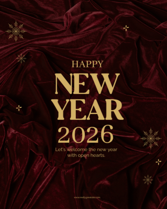 Black Maximalist New Year 2026 Countdown Instagram Portrait Template ...