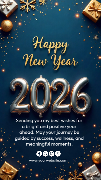 New Year Celebration Template | PosterMyWall