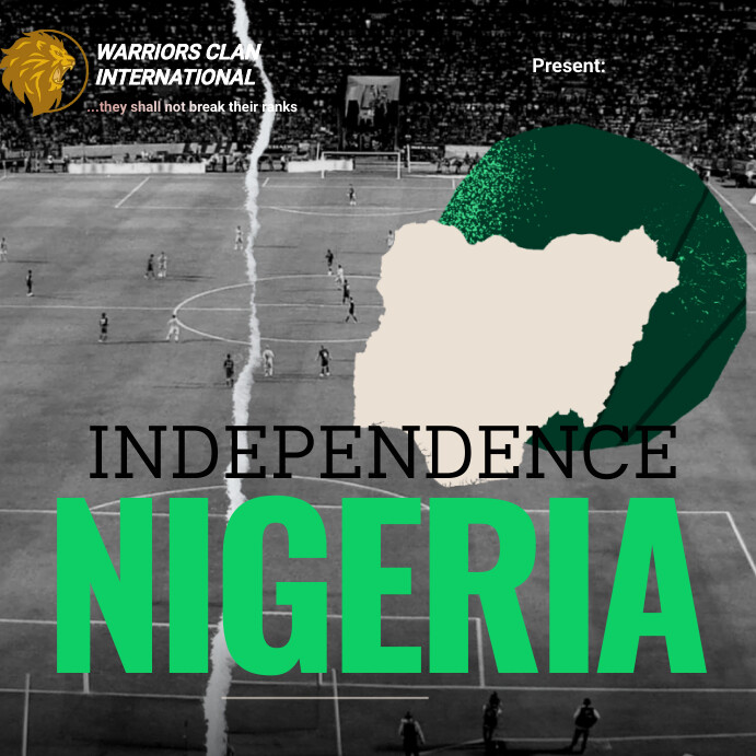 Copy of Black Maximalist Nigeria Indepenpence Instagr | PosterMyWall