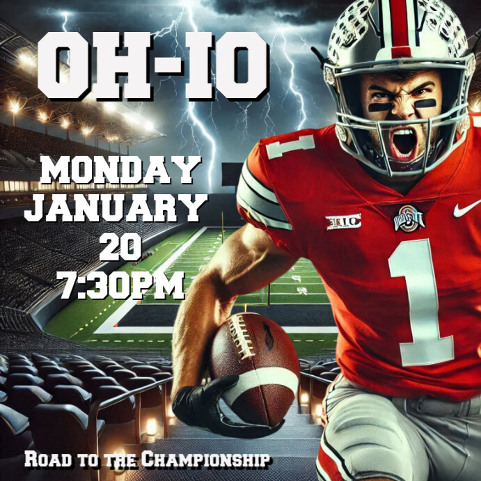 Copy of Black Maximalist Ohio State Instagram Post | PosterMyWall
