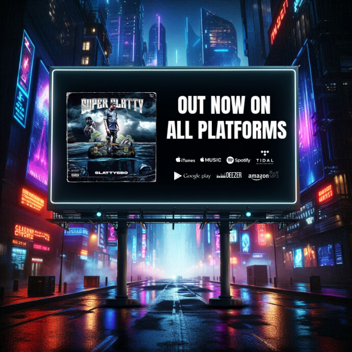 Black Maximalist Out Now Instagram Post Template | PosterMyWall