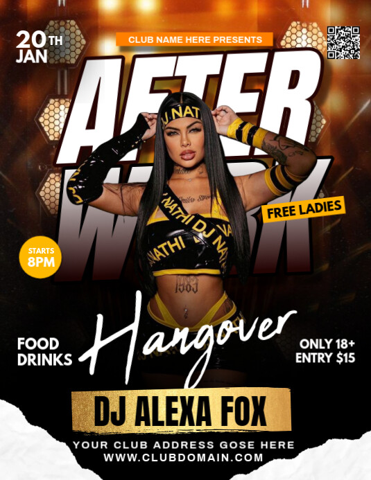 Black Maximalist Party Flyer Flyer (us Letter) Template | PosterMyWall