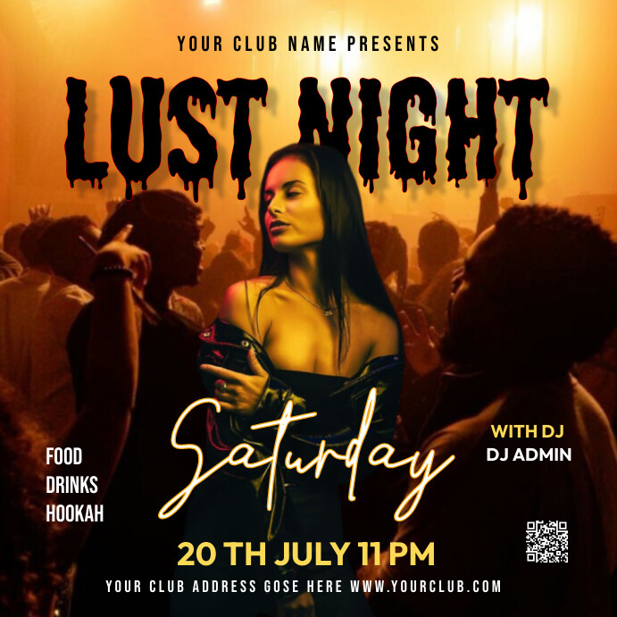 Plantilla de Black Maximalist Party Flyer Instagram Post | PosterMyWall