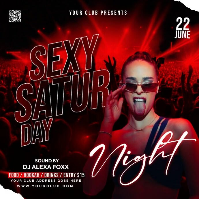 Plantilla de Black Maximalist Party Flyer Instagram Post | PosterMyWall