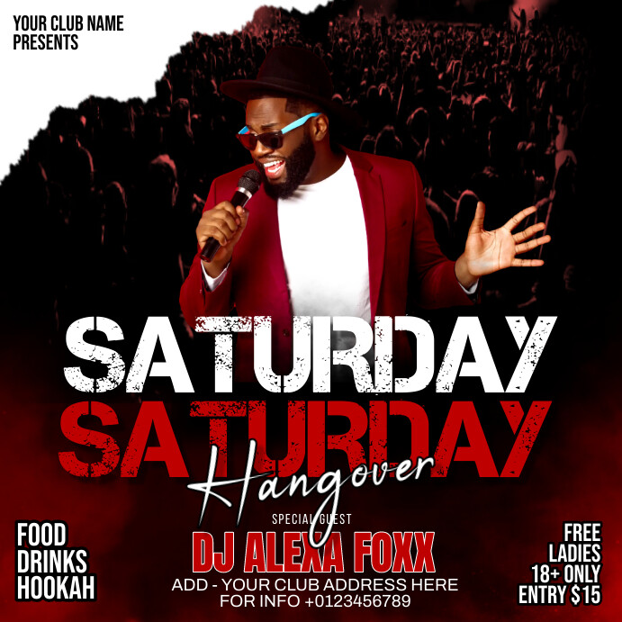 Plantilla de Black Maximalist Party Flyer Instagram Post | PosterMyWall