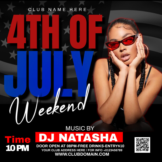 Plantilla de Black Maximalist Party Flyer Instagram Post | PosterMyWall