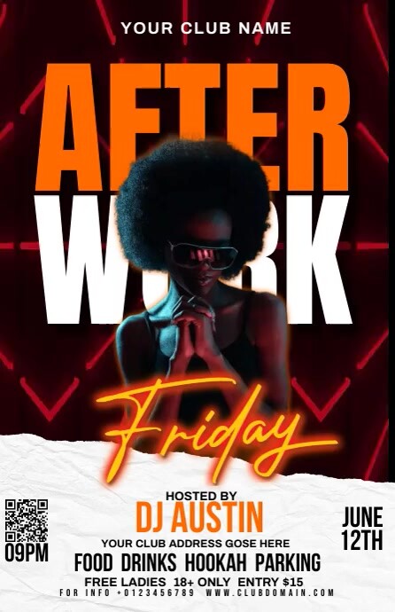 Black Maximalist Party Flyer Tabloid Template | PosterMyWall