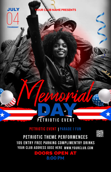 Black Maximalist Party Flyer Tabloid Template | PosterMyWall