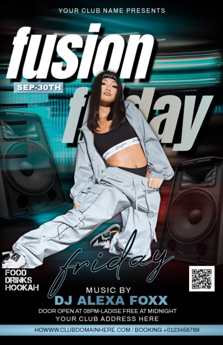 Black Maximalist Party Flyer Tabloid Template | PosterMyWall