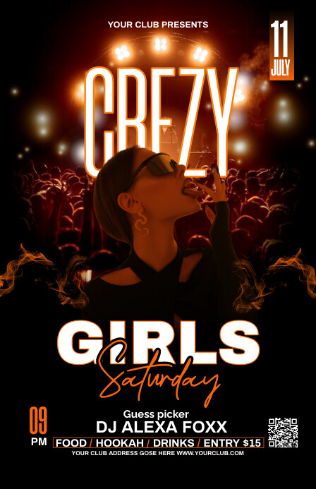 Plantilla de Black Maximalist Party Flyer Tabloid | PosterMyWall