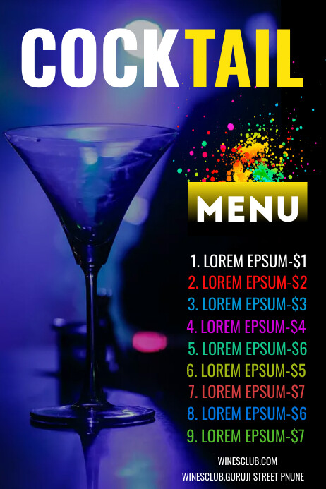 Black Maximalist Party Flyer Template Poster | PosterMyWall