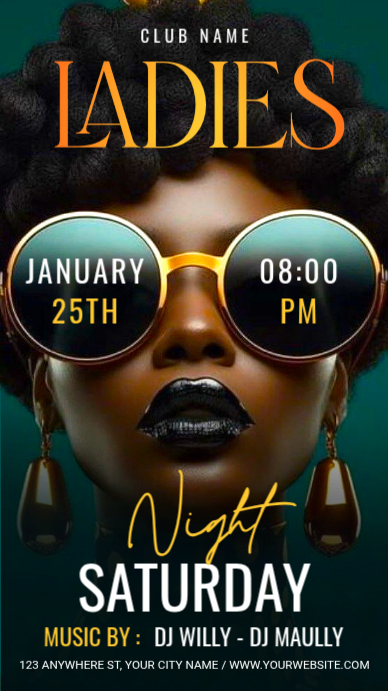 Black Maximalist Party Instagram Story Template | PosterMyWall