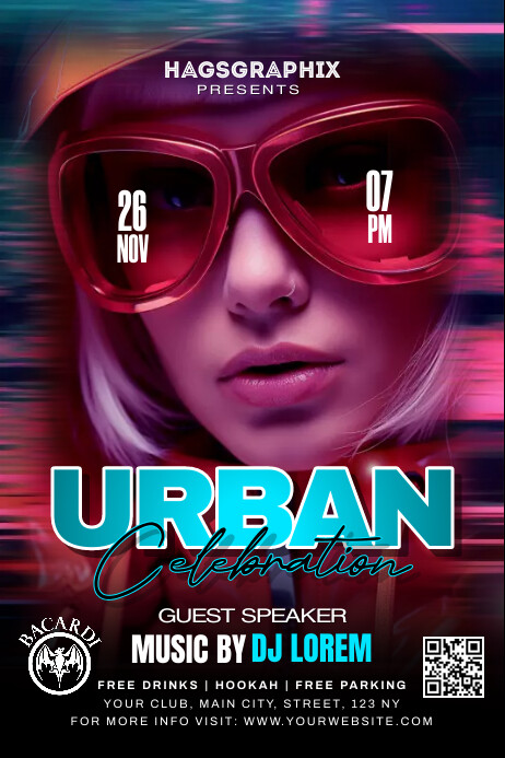 Plantilla de Black Maximalist Party Template Poster | PosterMyWall