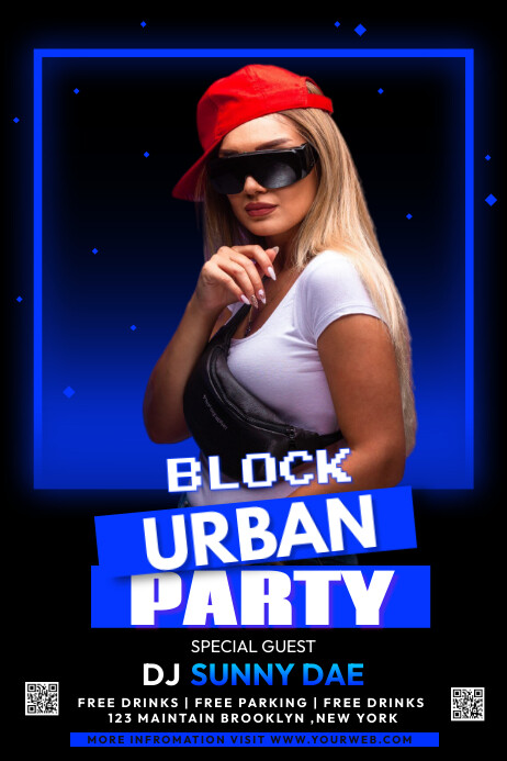 Plantilla de Black Maximalist Party Template Poster | PosterMyWall