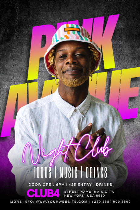 Copy of Black Maximalist Party Template Poster | PosterMyWall