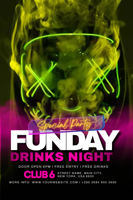 Copy of Black Maximalist Party Template Poster | PosterMyWall