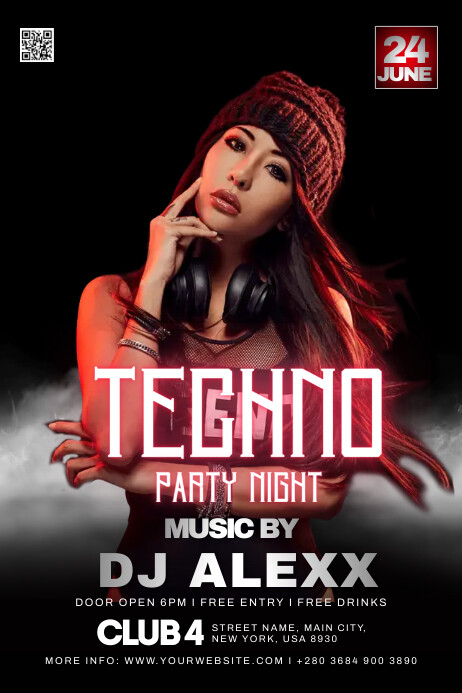 Copy of Black Maximalist Party Template Poster | PosterMyWall