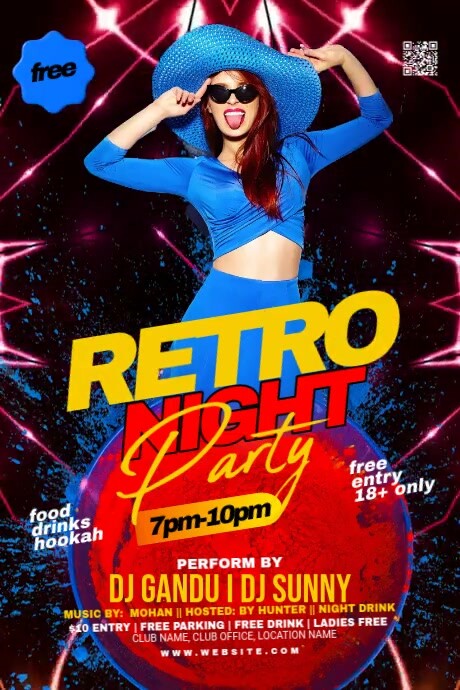 Copy of Black Maximalist Party Template Poster | PosterMyWall