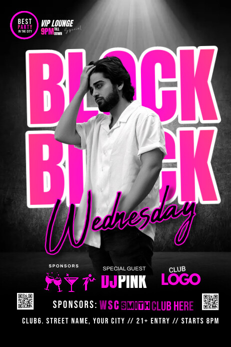 Black Maximalist Party Template Poster | PosterMyWall